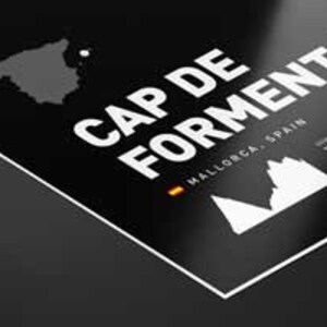 Cap De Formentor Road Cycling Art Infographic Print for Cyclists ...