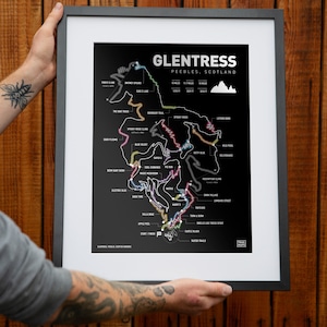 Glentress - Mountain Biking Art Print - Etsy