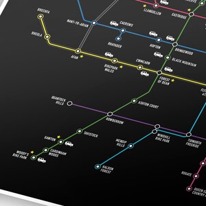 MTB Map of Britain - Etsy