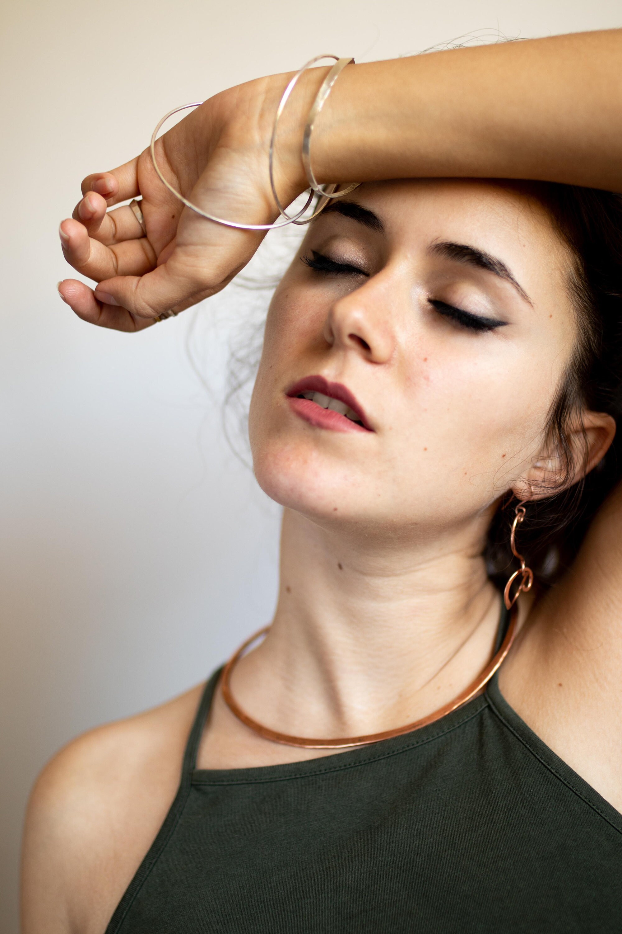 Brass Torc Necklace Open Neck Cuff Brass Choker Gold | Etsy