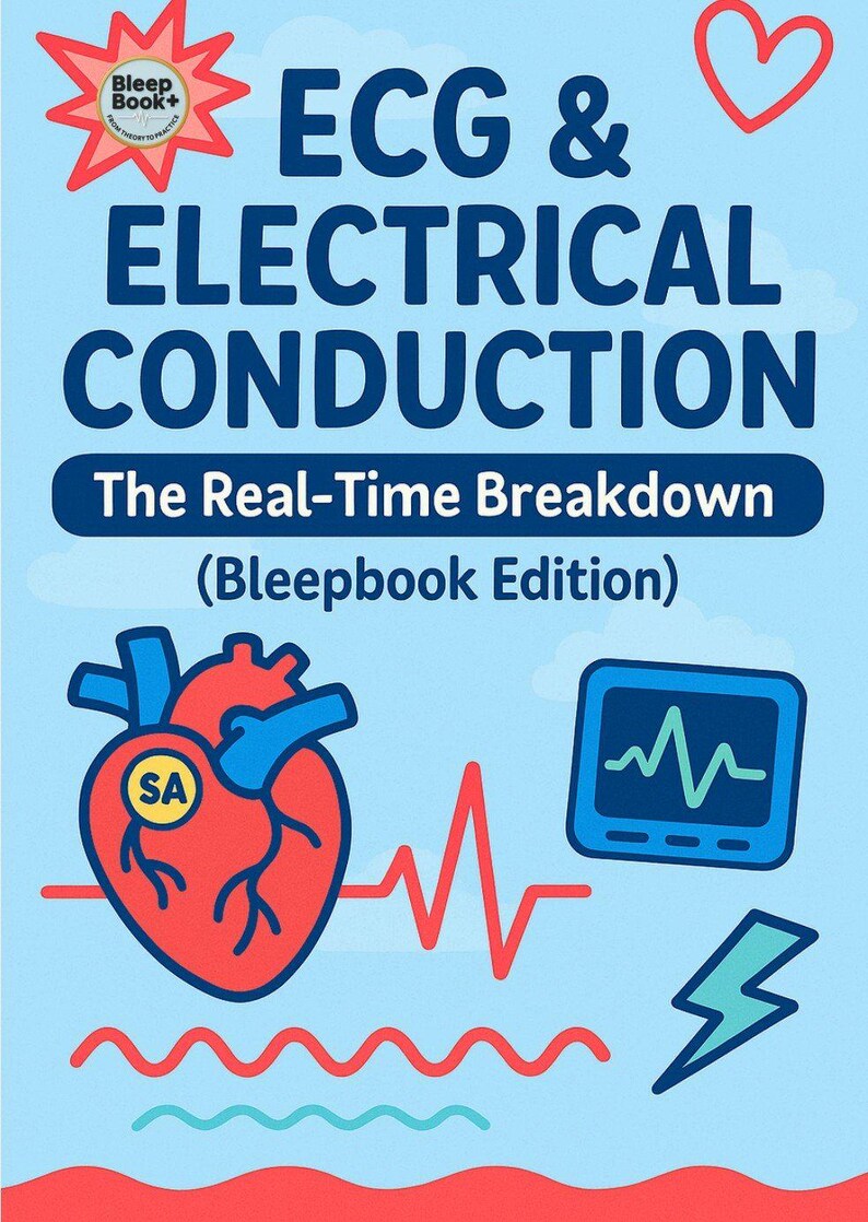 ECG & Electrical Conduction Guide - Student Nurse Revision (PDF) - Etsy ...