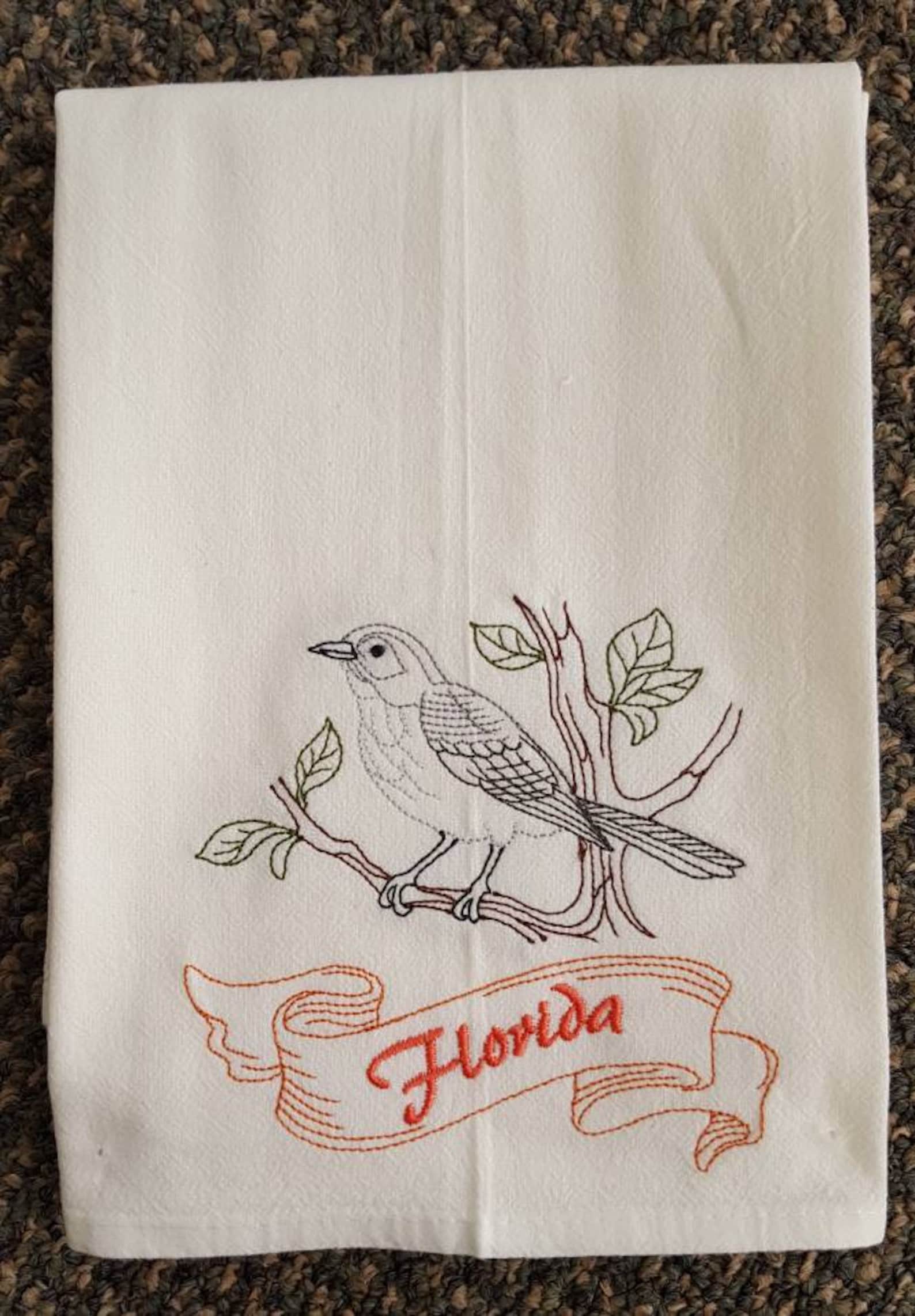 Florida State Bird Mockingbird OR State Flower Orange Blossom - Etsy