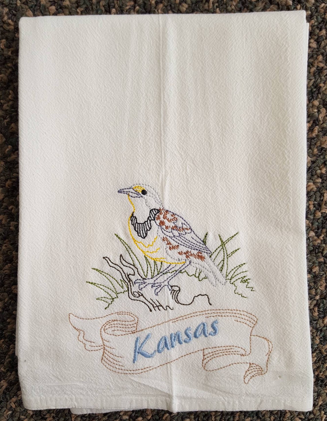 Kansas State Bird Western Meadowlark OR State Flower Sunflower | Etsy