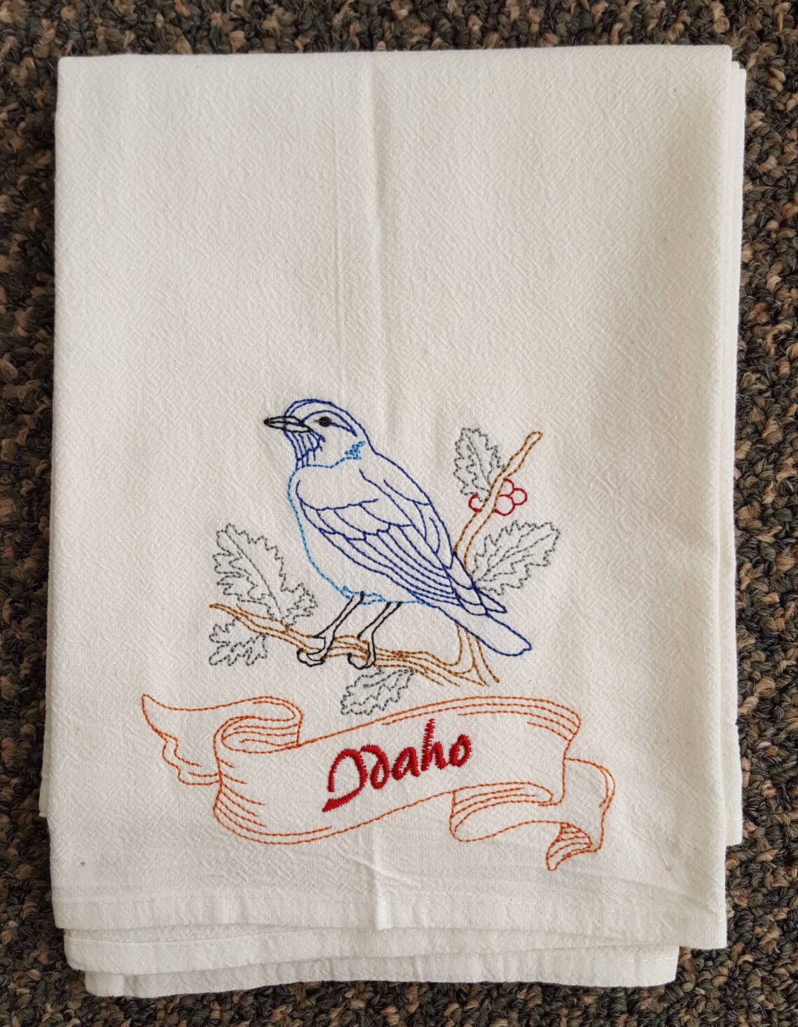 Idaho State Bird Mountain Bluebird OR State Flower Syringa | Etsy
