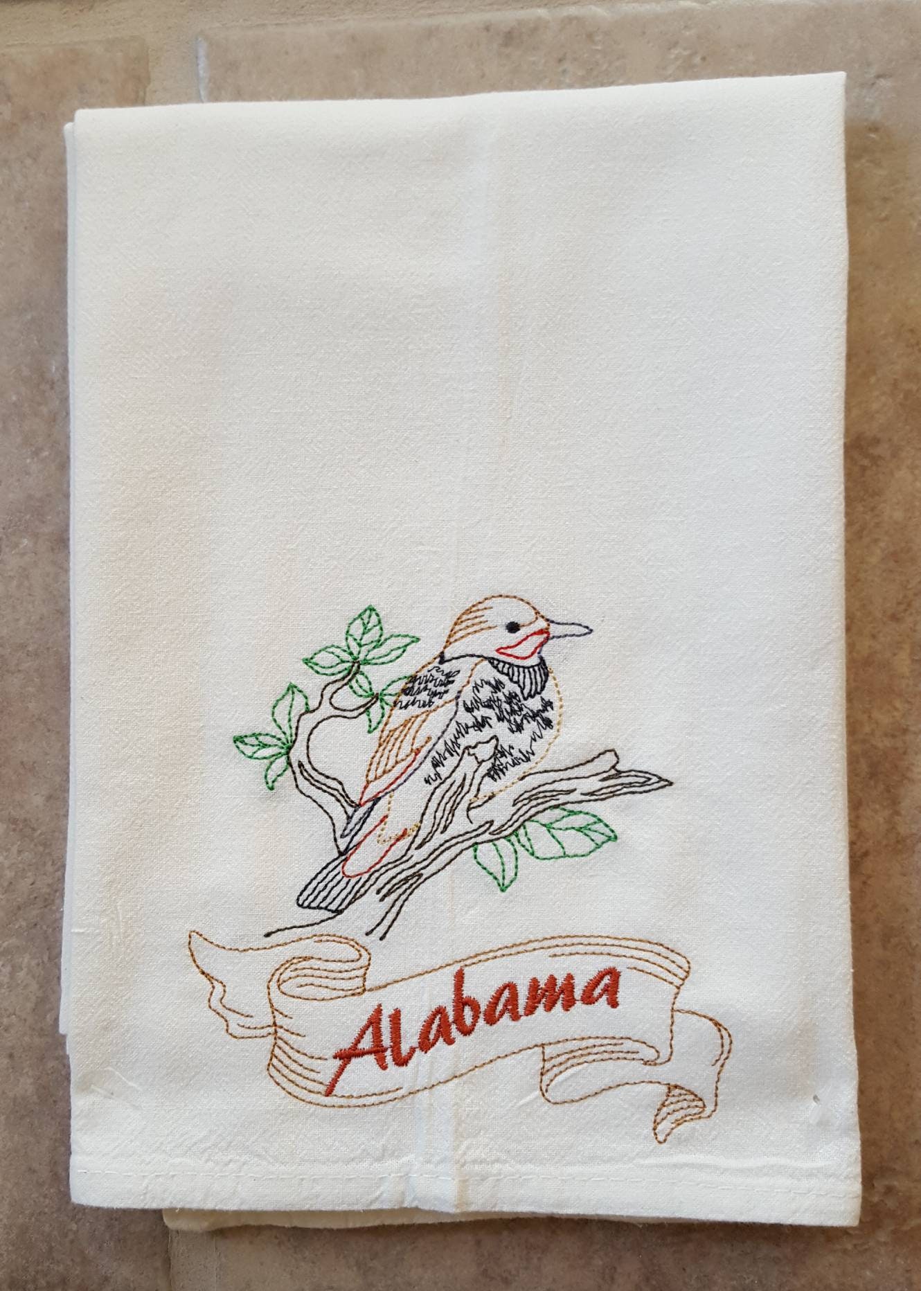 Alabama State Bird Yellowhammer OR State Flower Camellia Flour - Etsy