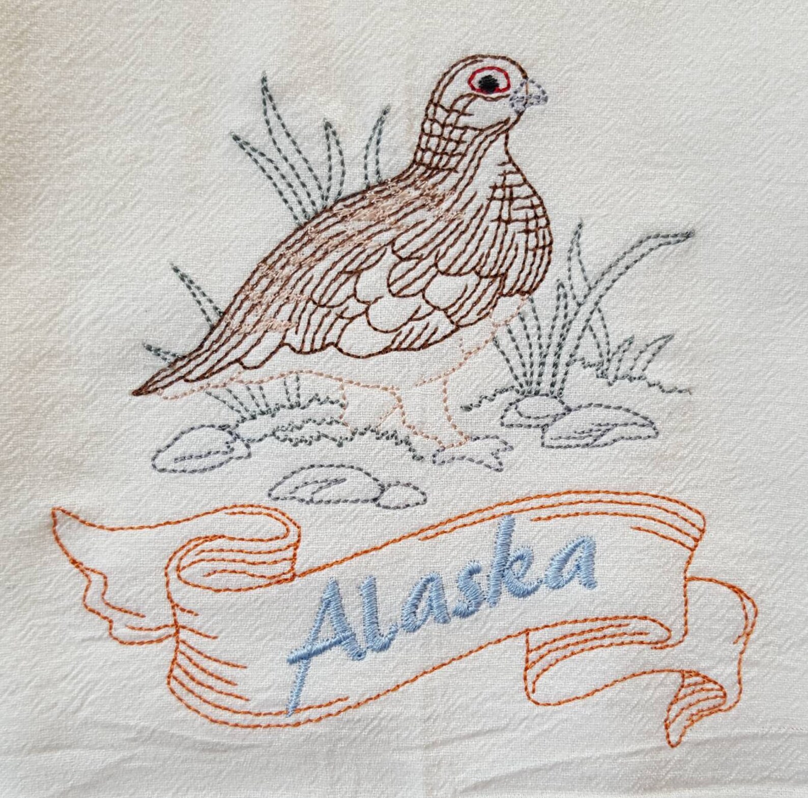 Alaska State Bird Willow Ptarmigan OR State Flower - Etsy