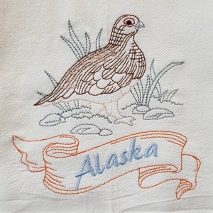 Alaska State Bird Willow Ptarmigan OR State Flower Forget-me-not ...