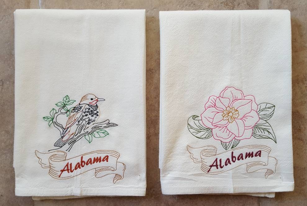 Alabama State Bird Yellowhammer OR State Flower Camellia Flour - Etsy