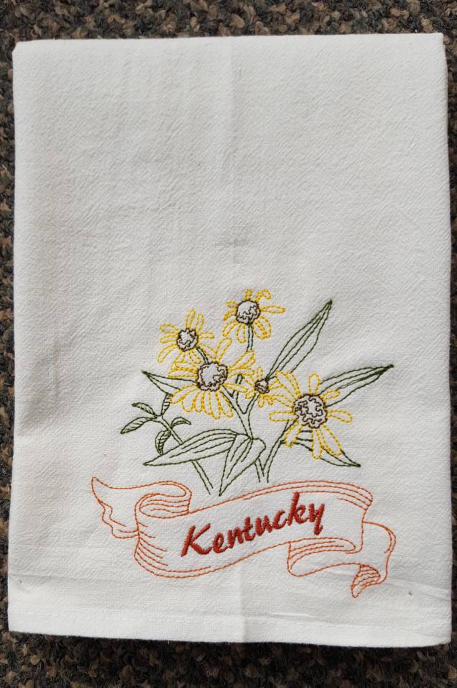 Kentucky State Bird Cardinal OR State Flower Goldenrod Machine ...