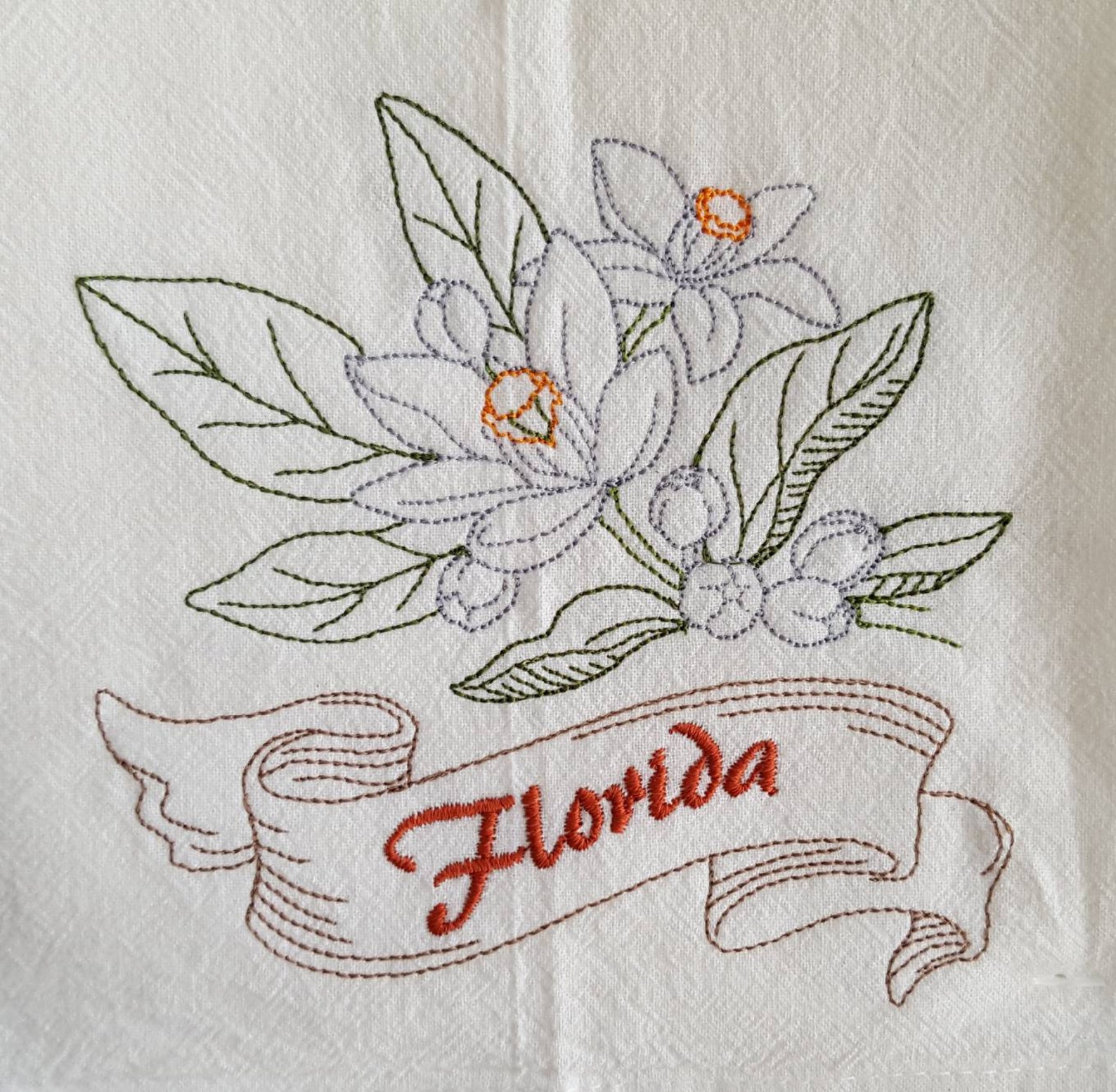 Florida State Bird Mockingbird OR State Flower Orange Blossom - Etsy