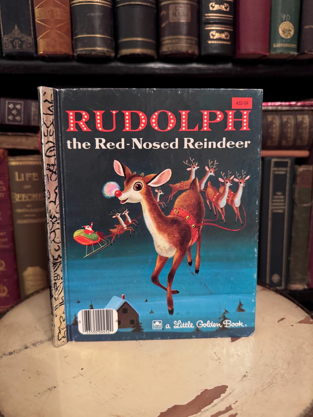 Vintage Book Rudolph the Red Nosed Reindeer 1958 Christmas Golden Book ...