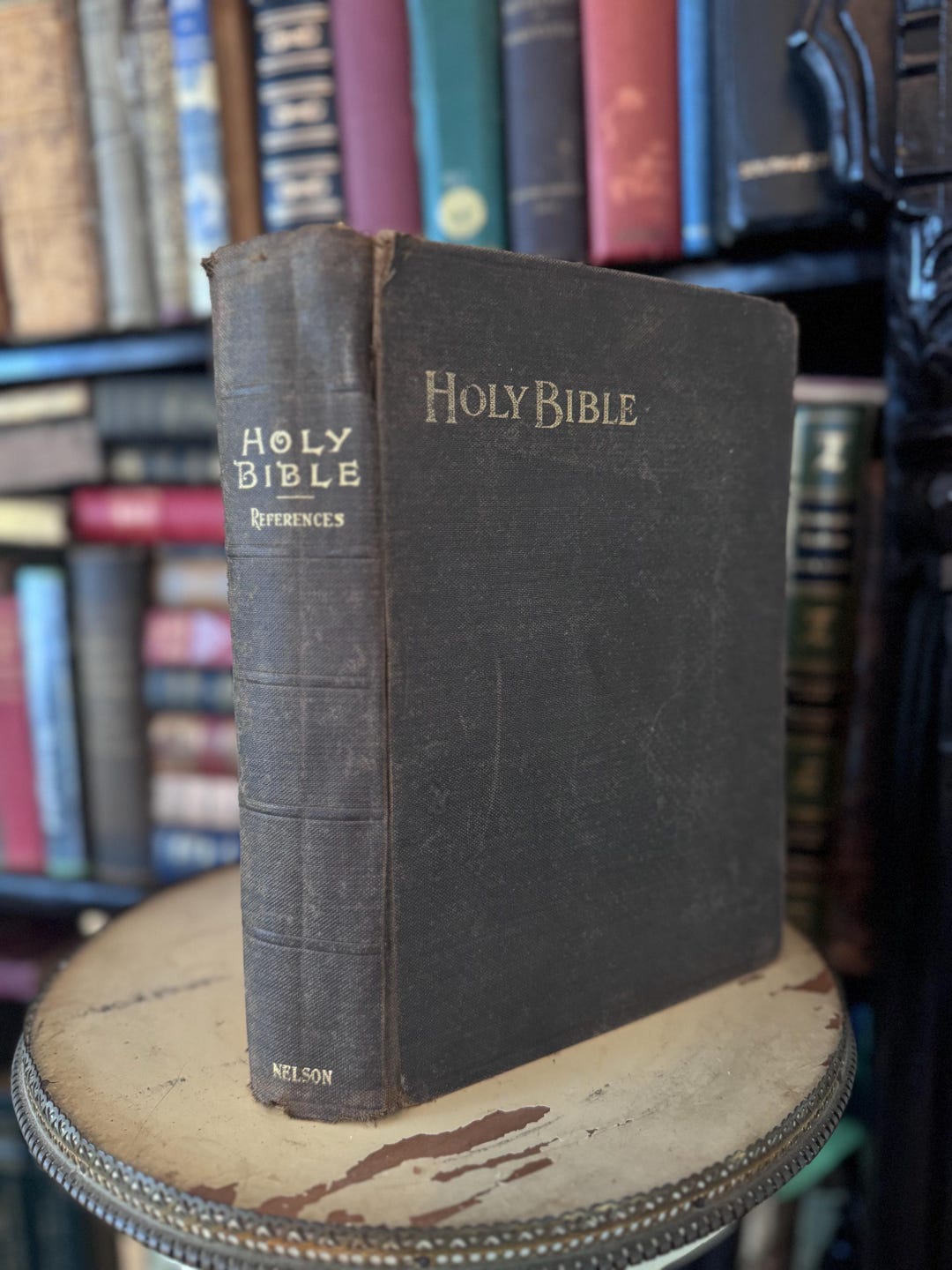 Vintage Rare Holy Bible Norwood Press Thomas Nelson Printing New ...