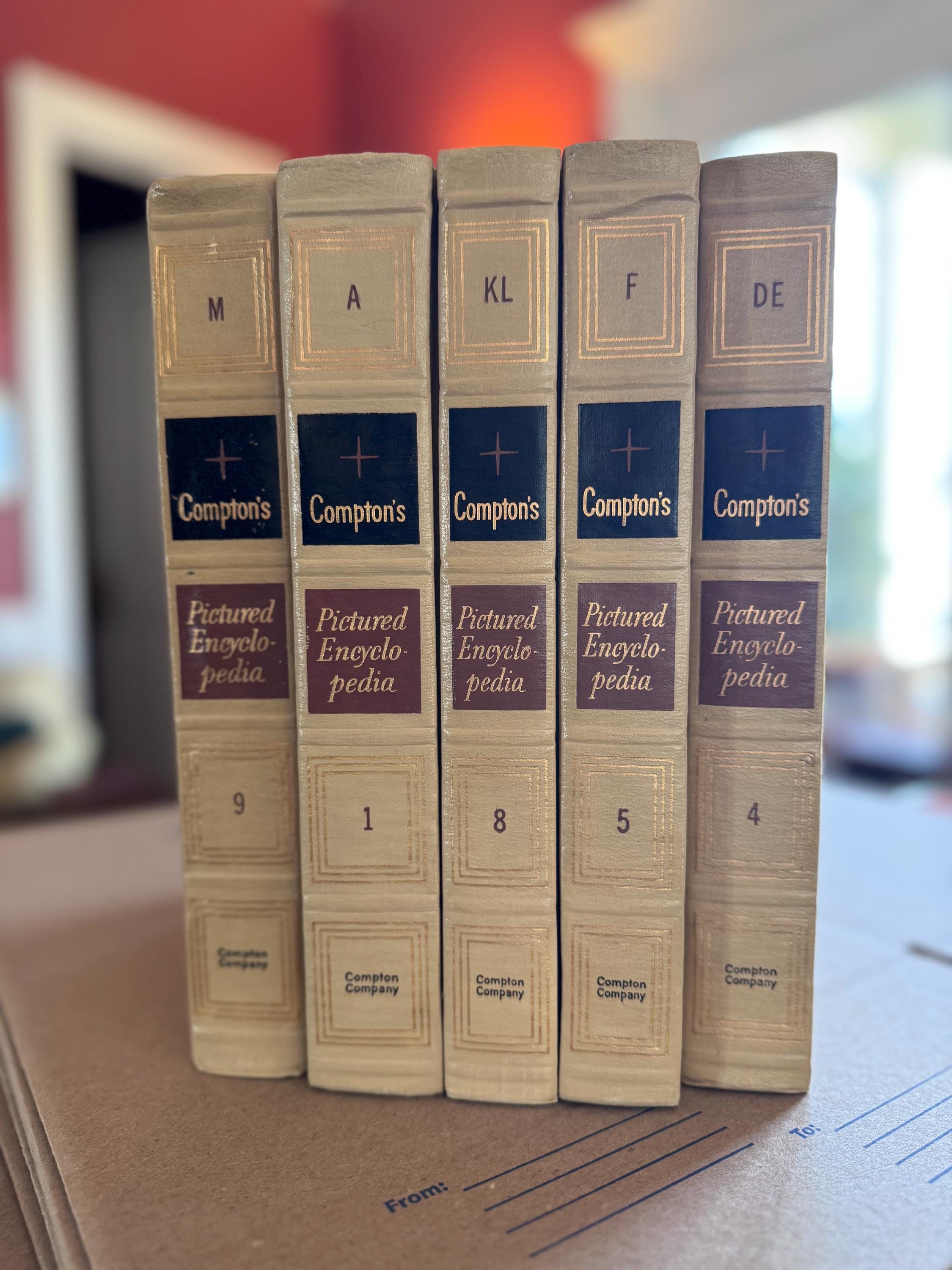 1963 Comptons Pictured Encyclopedia Complete Set 15 Volume Instant ...