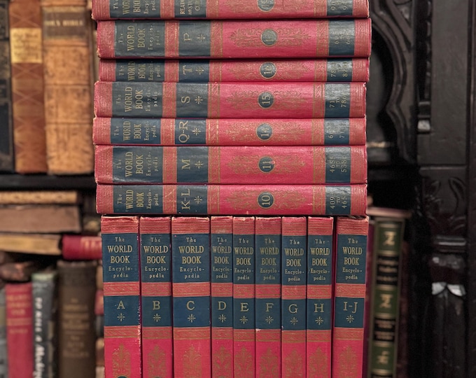 1951 World Book Encyclopedia Complete Set 20 Volume Instant Library ...