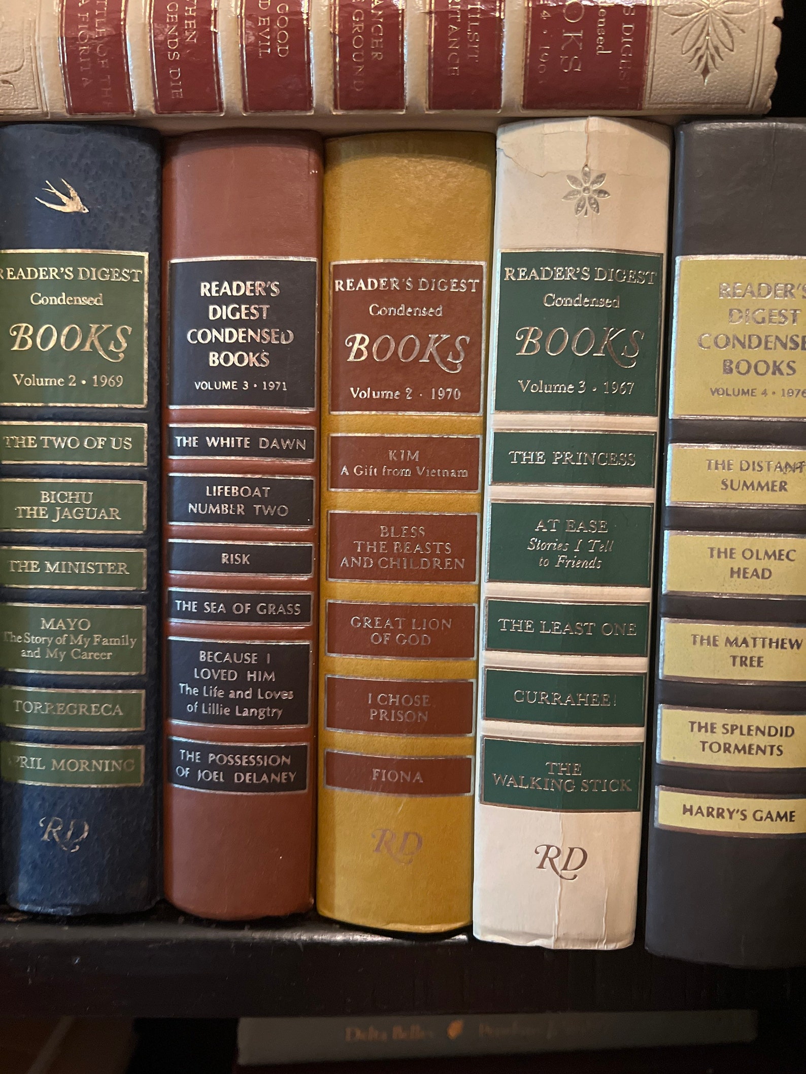Set of 5 Vintage Readers Digest Wedding Centerpiece Book Stacks ...