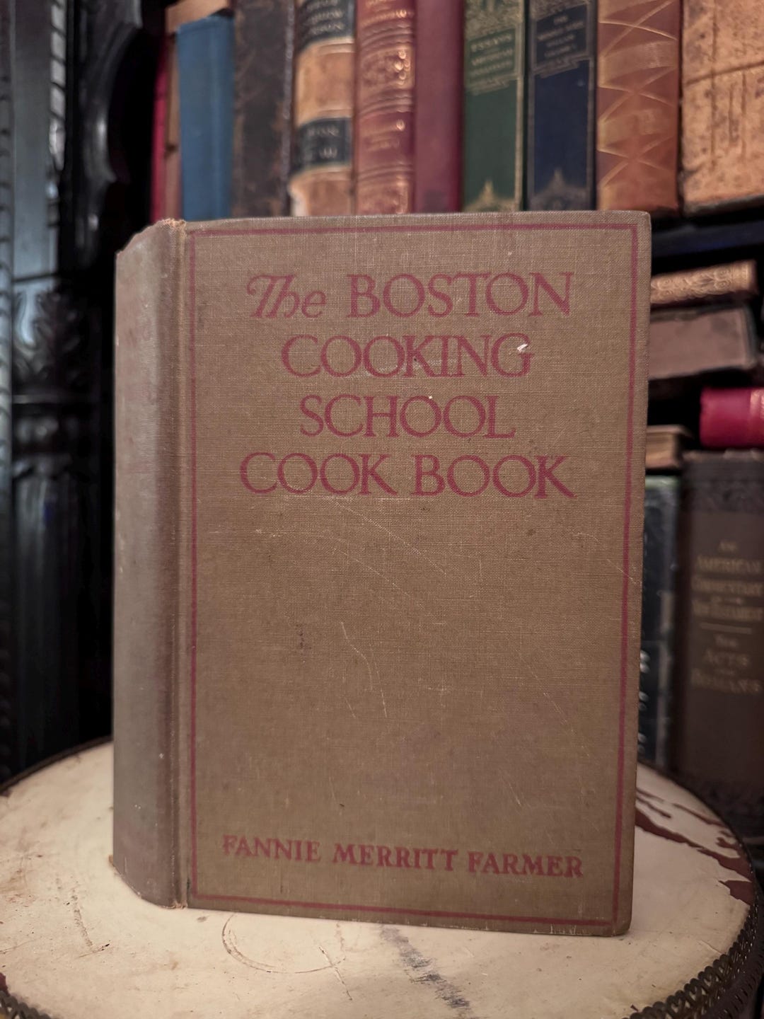 Antique Book the Boston Cooking School Cookbook 1936 Fannie Farmer ...