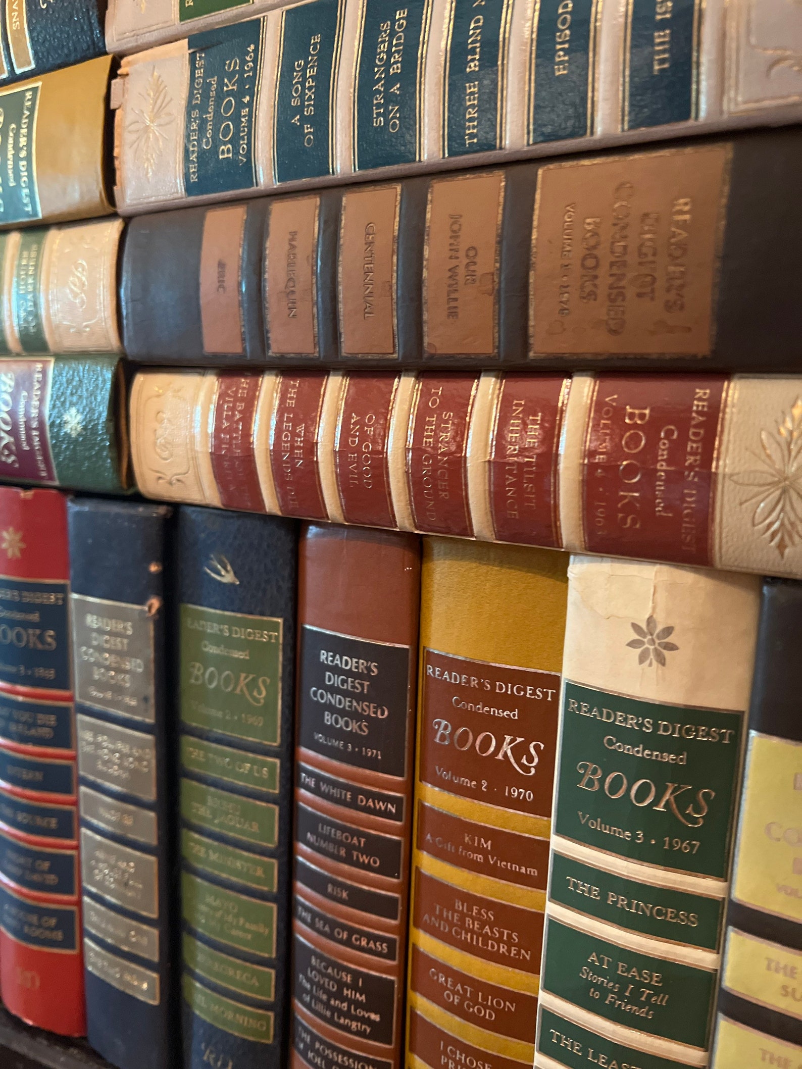 Set of 5 Vintage Readers Digest Wedding Centerpiece Book Stacks ...
