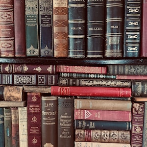 Book Bundle Random Designer Decorative Vintage Books Reading Book ...