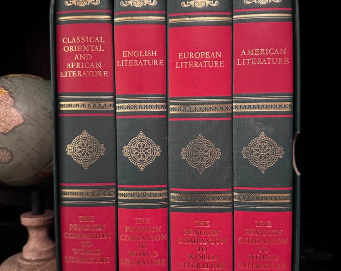 Set of 4 Literature Books Decorative Box Set the Penguin Companion to ...