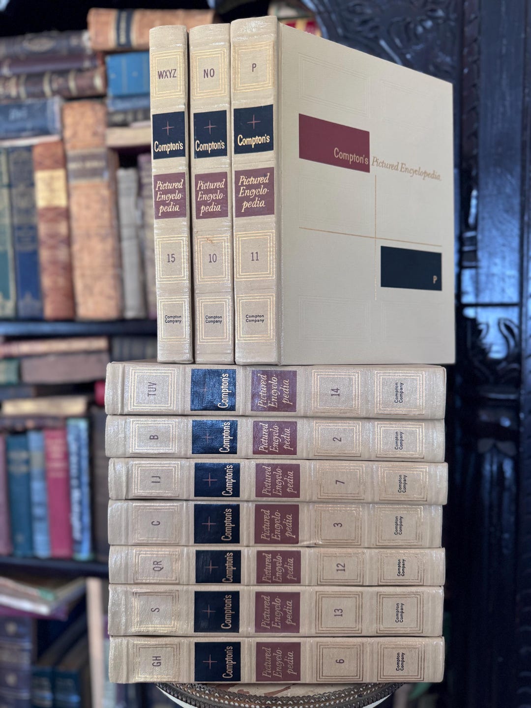 1963 Comptons Pictured Encyclopedia Complete Set 15 Volume Instant ...