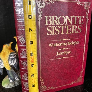 Vintage Book Bronte Sisters Wuthering Heights Jane Eyre Hardcover ...