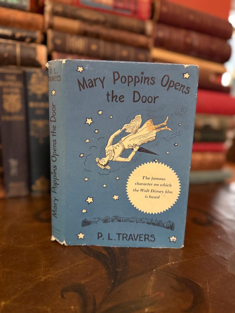 Vintage 1943 Mary Poppins Opens the Door P L Travers Dust Jacket ...