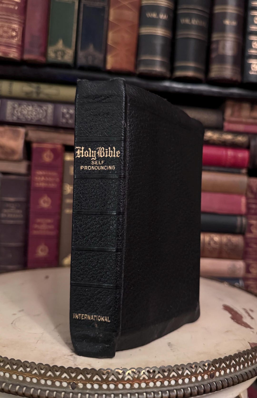 Vintage Bible Undated Beautiful Leather Vintage Book - Etsy