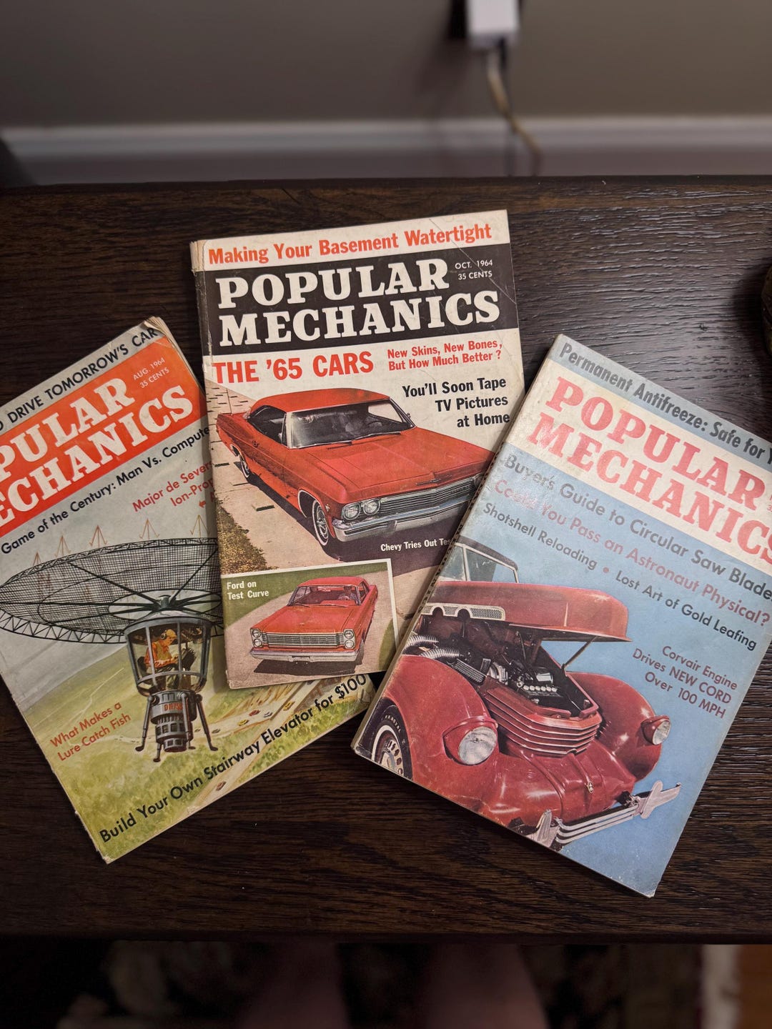 Vintage Popular Mechanics Magazines Lot – 1964 1965 Cars, Cord, Mid ...