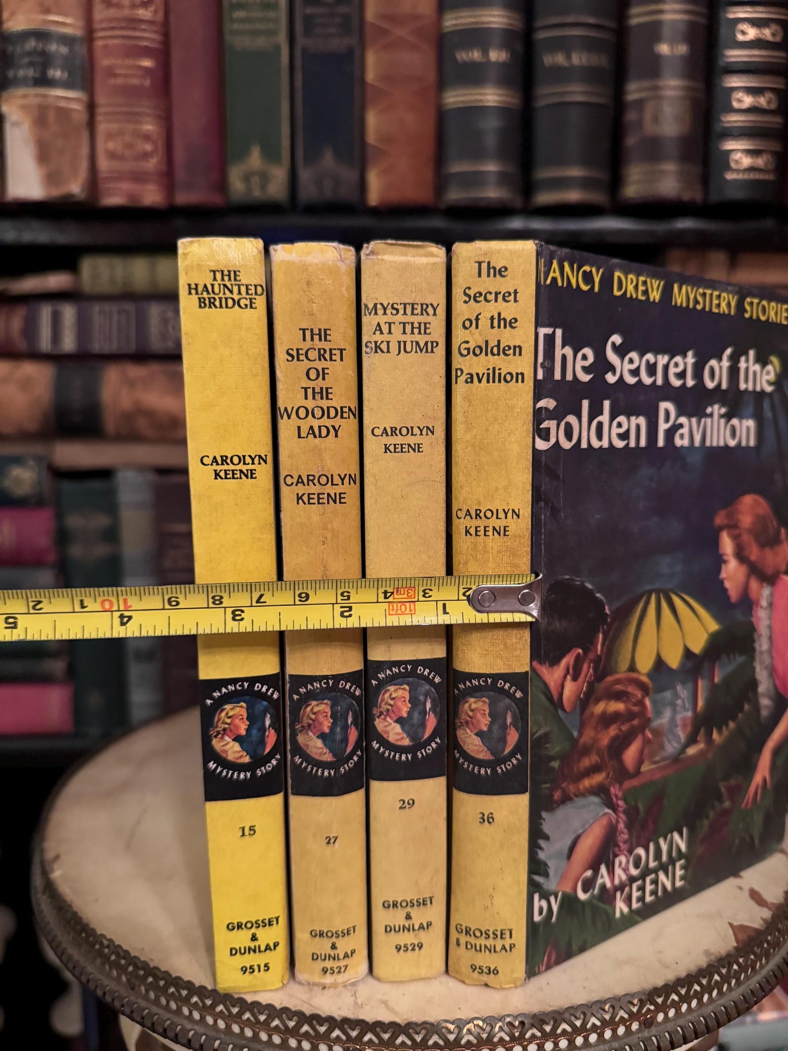Vintage Nancy Drew Set of 4 Library Vintage Books Carolyn Keene Rare ...