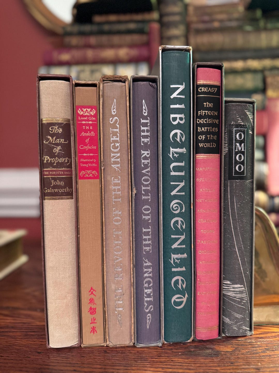 Vintage Classics Book Set of 7 Decorative Antique Library Collection ...