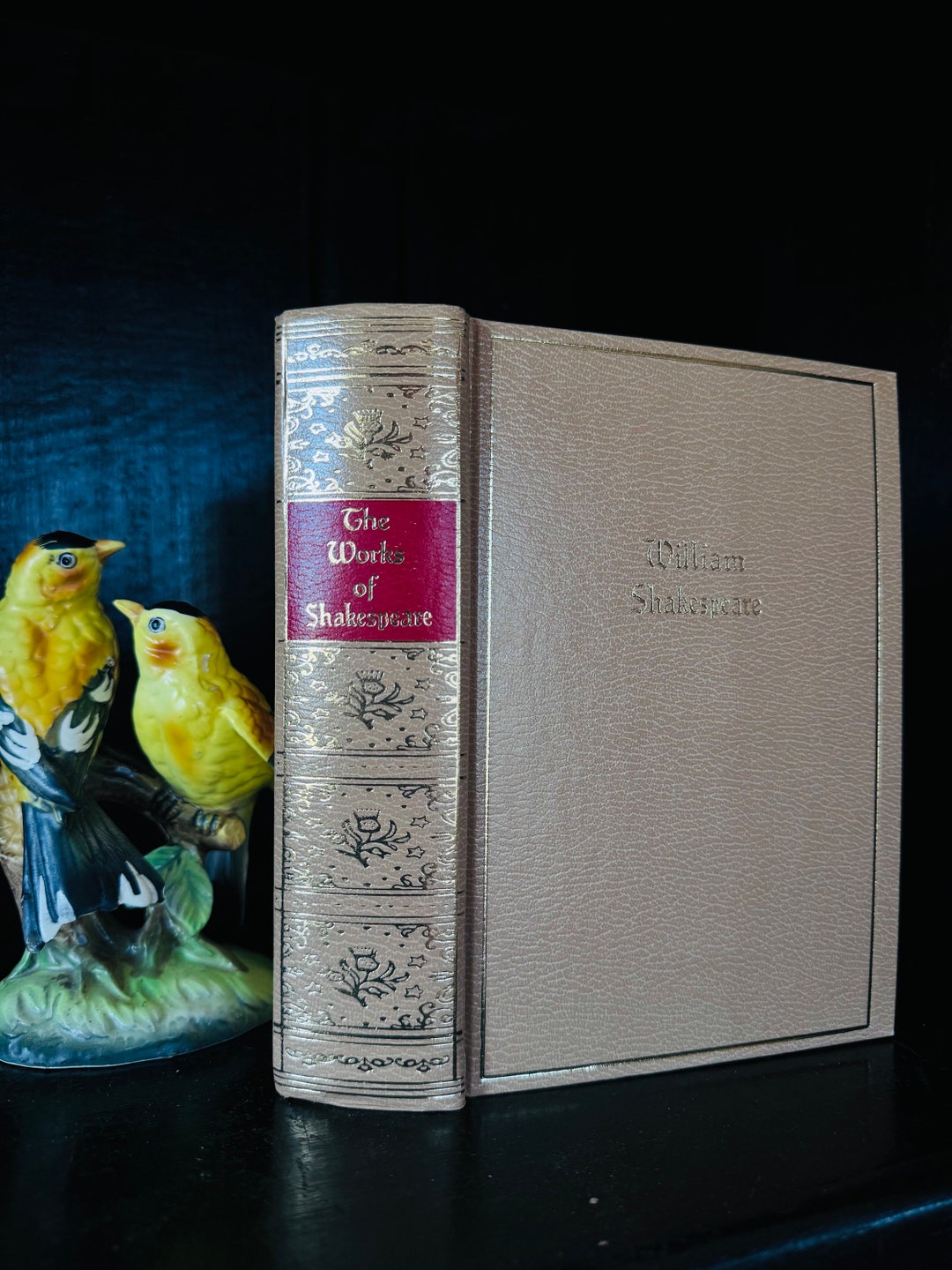 Vintage Shakespeare Book the Complete Works of William Shakespeare Gold ...