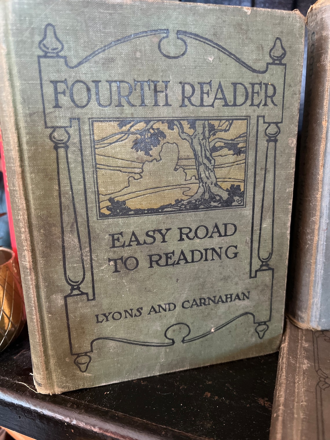 Set of 7 Randomly Picked Antique School Books Reading Math Authentic ...