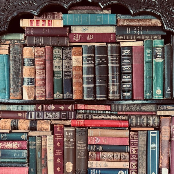 Antique Book Collection - Etsy