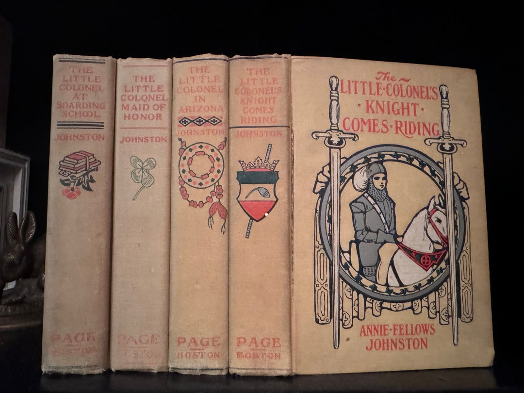 Antique Books Set of 4 Little Colonel Copyright 1907 Library Rare ...