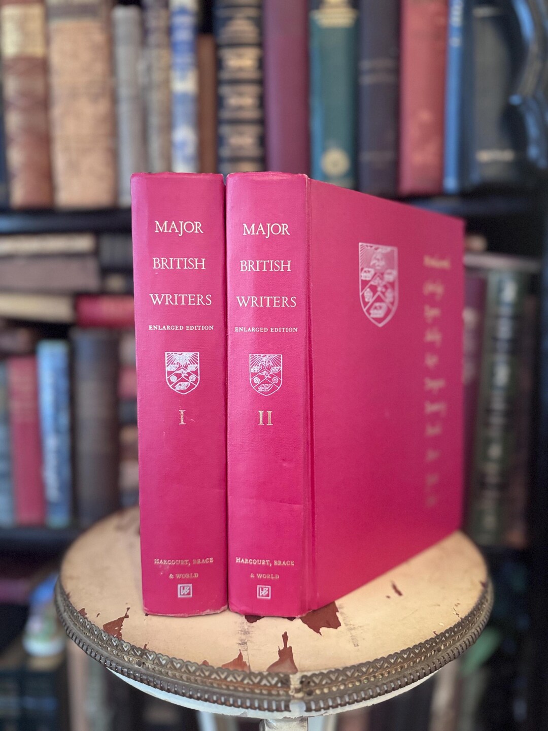 Vintage Book Set Major British Writers Authentic 1959 Library Decor ...