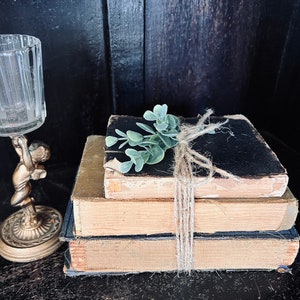 Vintage Unbound Book Set Authentic Victorian Book Stacks Custom Wedding ...