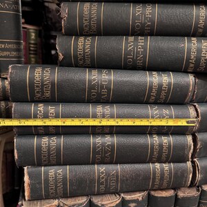 Antique 1898 Complete 30 Set of Encyclopedia Britannica Latest Edition ...