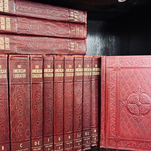 American Educator Encyclopedia Set - Etsy
