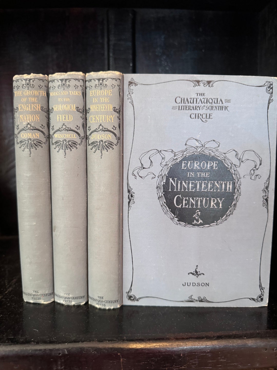 Antique Books Collection Set of 3 Europe in the Nineteenth Century Rare ...