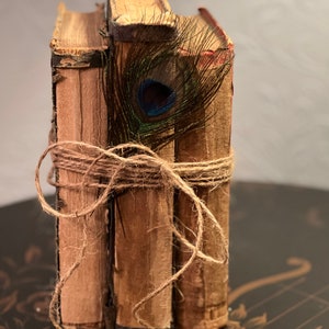 Vintage Unbound Book Set Authentic Victorian Book Stacks Custom Wedding ...