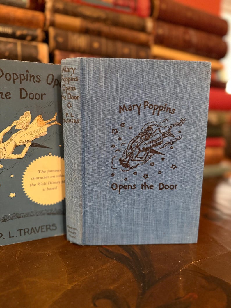 Vintage 1943 Mary Poppins Opens the Door P L Travers Dust Jacket ...