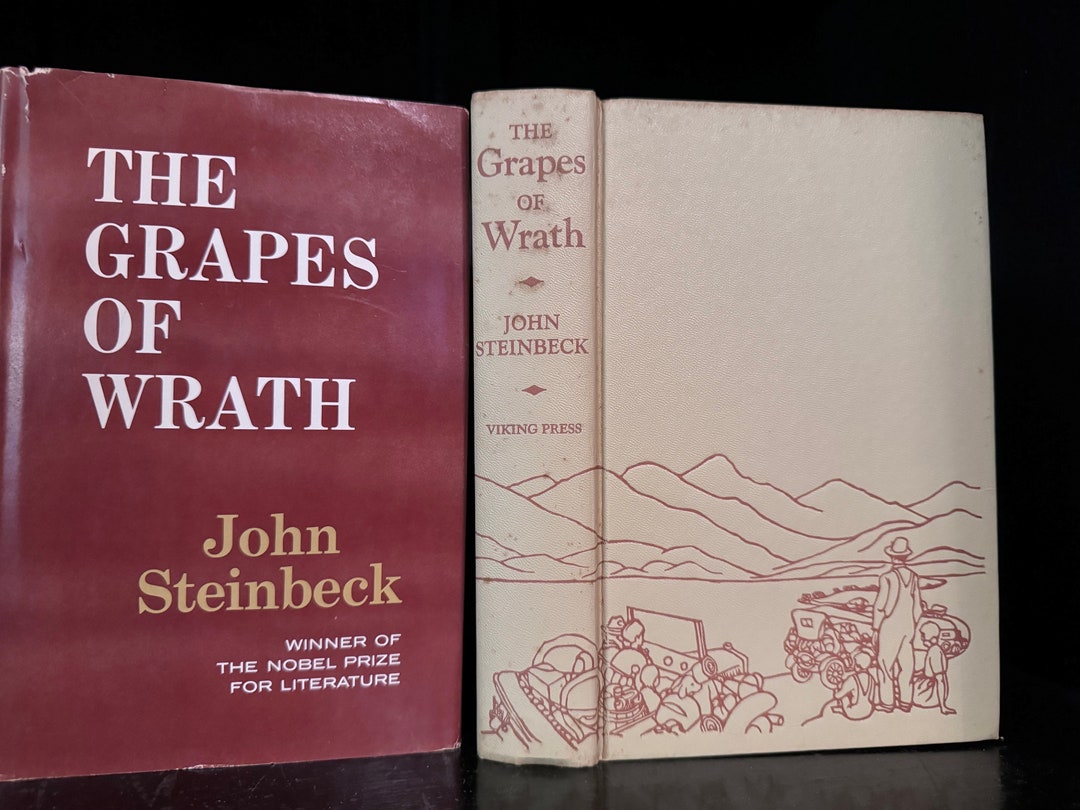 Grapes of Wrath John Steinbeck First Edition Classic Literature High ...