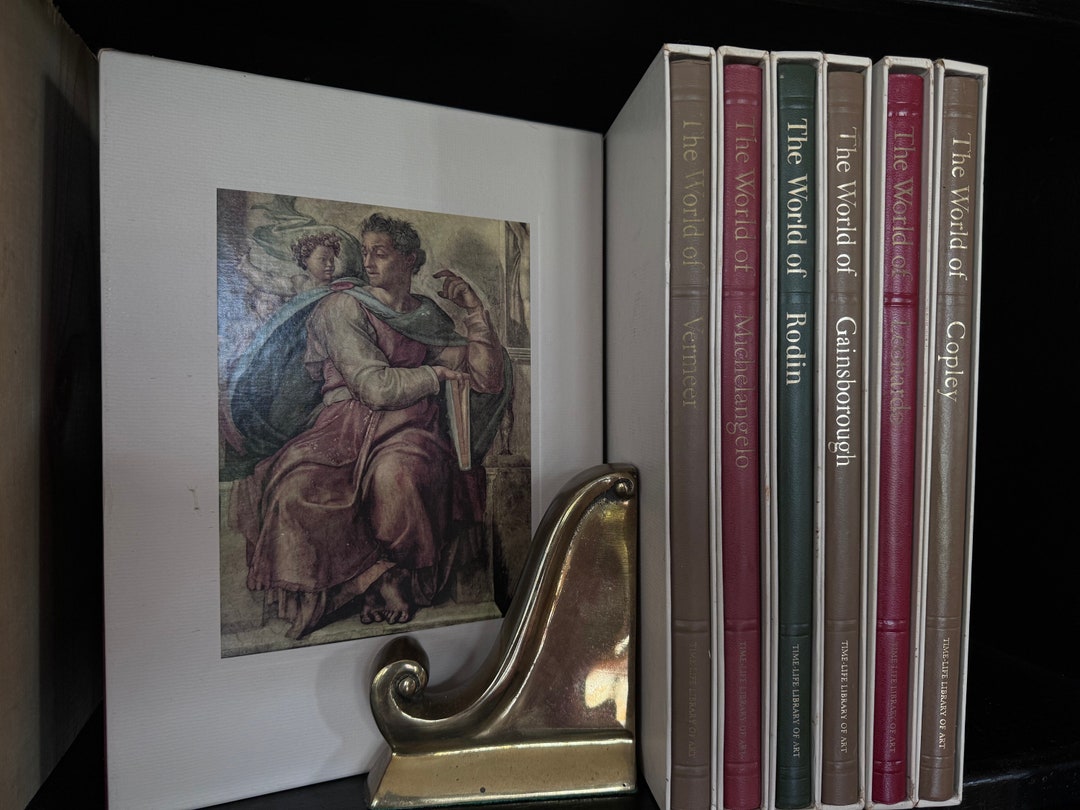 Vintage Set of 6 Time Life Library of Art Michelangelo Leonardo Rodin ...