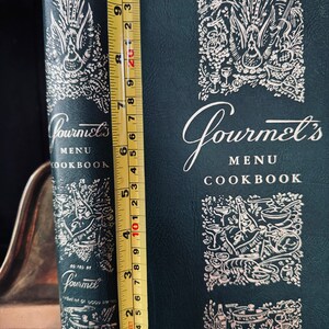 Vintage Gourmet's Menu Cookbook Collection of Epicurean Menus and ...