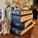 Wedding Centerpiece Book Stack Staging Books Curated Love - Etsy