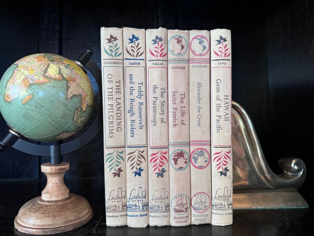 Landmark Books Vintage Books Classic Literature Decorative Book Gift ...