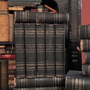 Antique 1898 Complete 30 Set of Encyclopedia Britannica Latest Edition ...