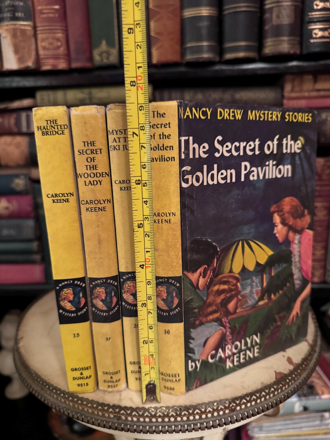 Vintage Nancy Drew Set of 4 Library Vintage Books Carolyn Keene Rare ...