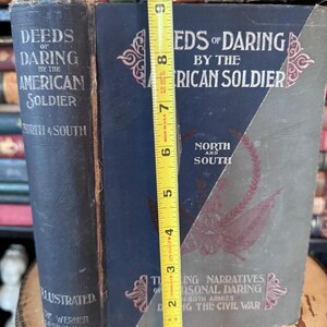 Vintage Books Deeds of Daring by the American Soldier North and South ...