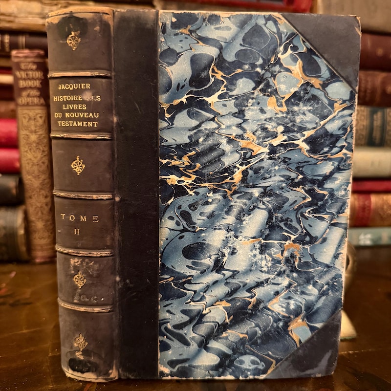 Marbled Book - Etsy